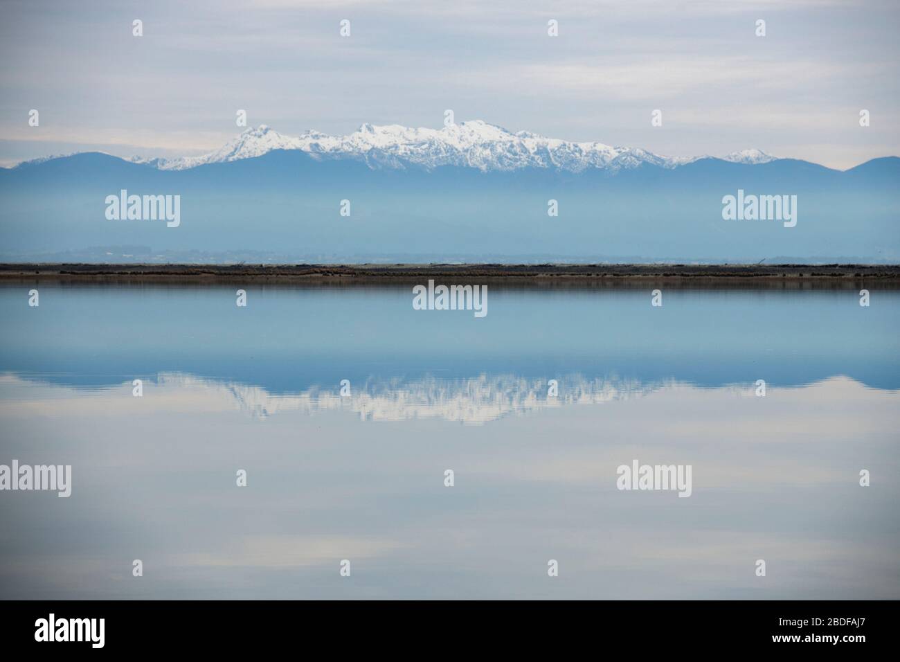 Scenic view, Tasman Bay, Nelson Region, South Island, New Zealand Stock ...