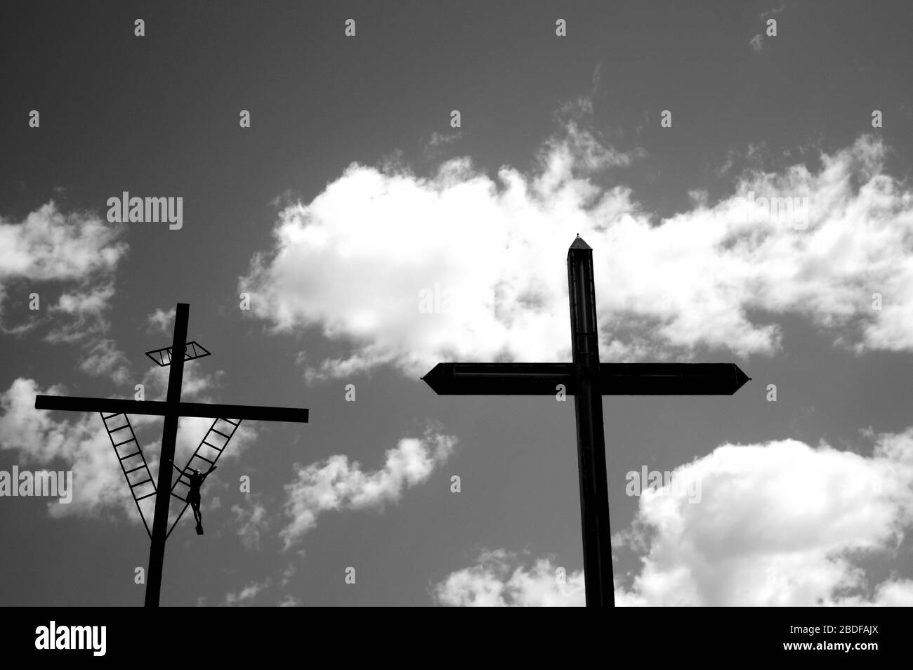 Cross against the sky Stock Photo - Alamy