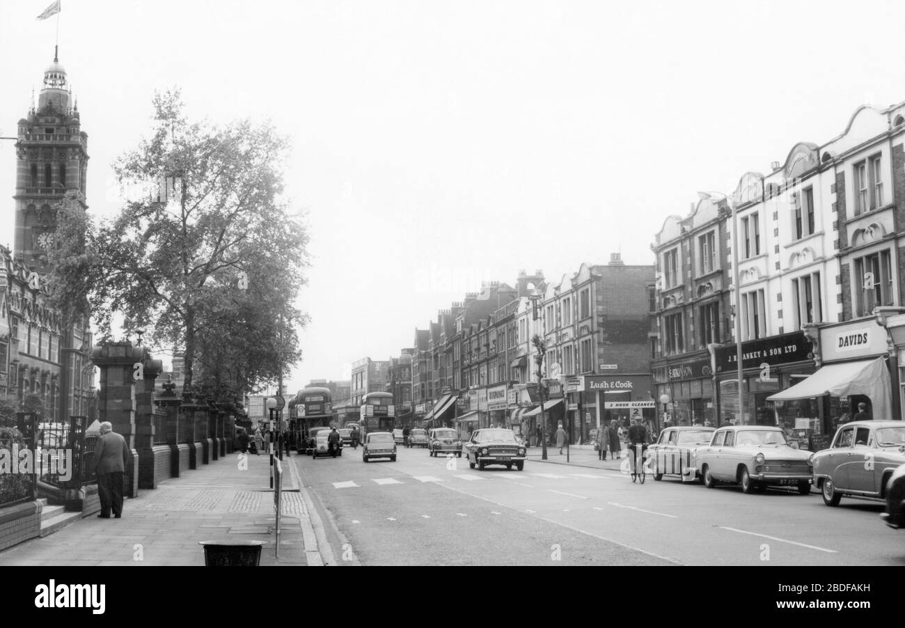 East Ham, Barking Road c1965 Stock Photo - Alamy