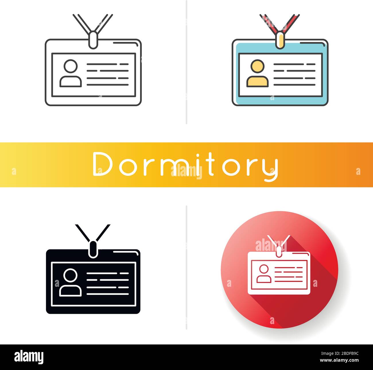 Personal credentials Stock Vector Images - Alamy