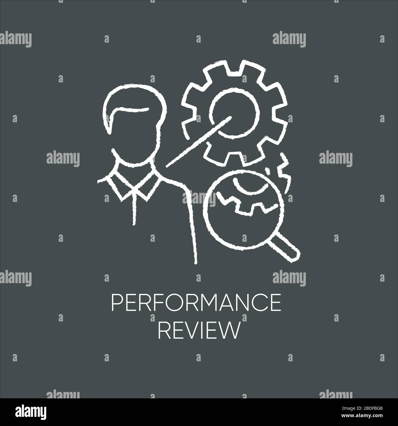 Performance review flat design long shadow glyph icon. Job efficiency ...