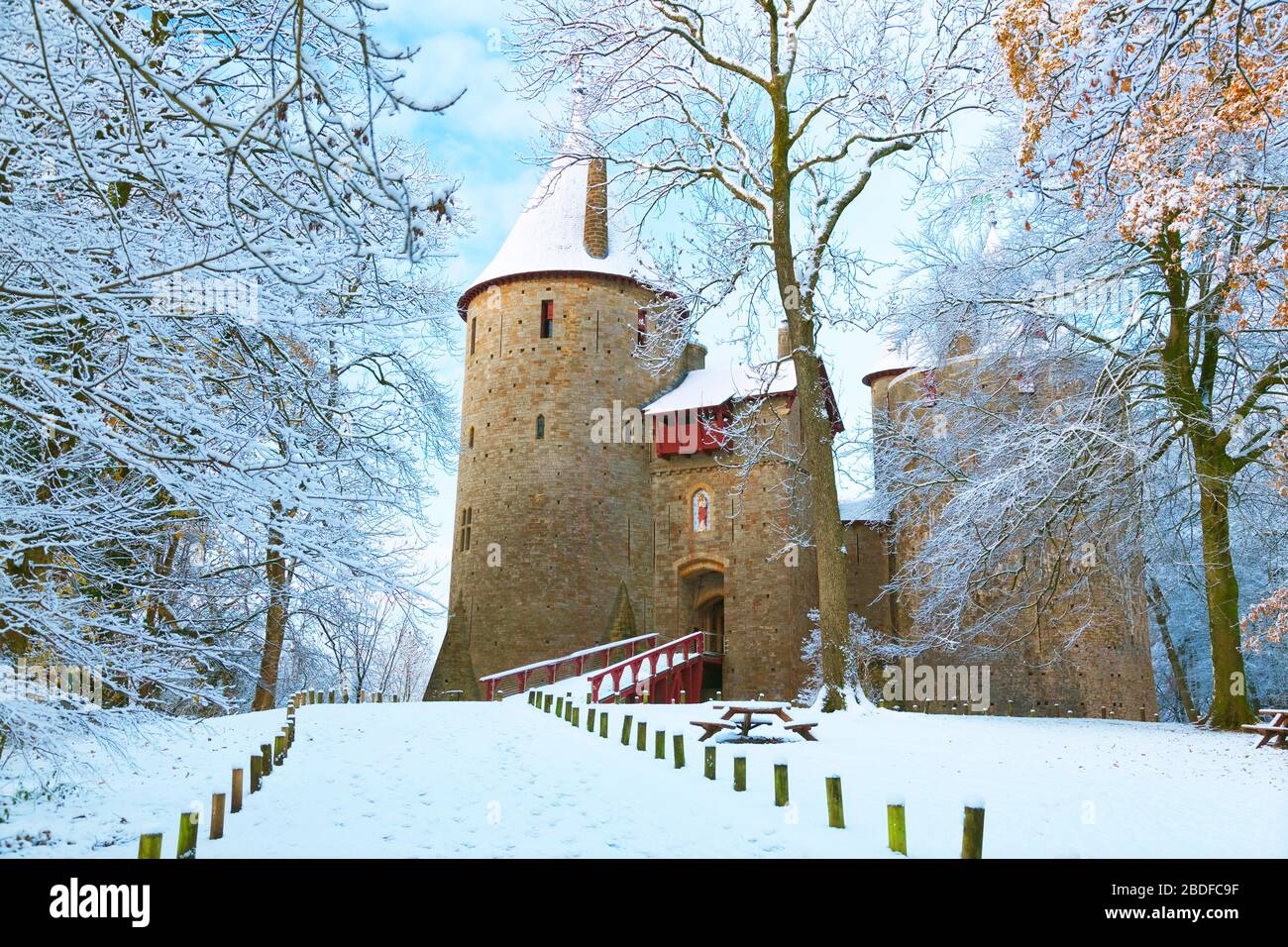 Castle Coch, Castell Coch, The Red Castle, Tongwynlais, Cardiff, Wales ...