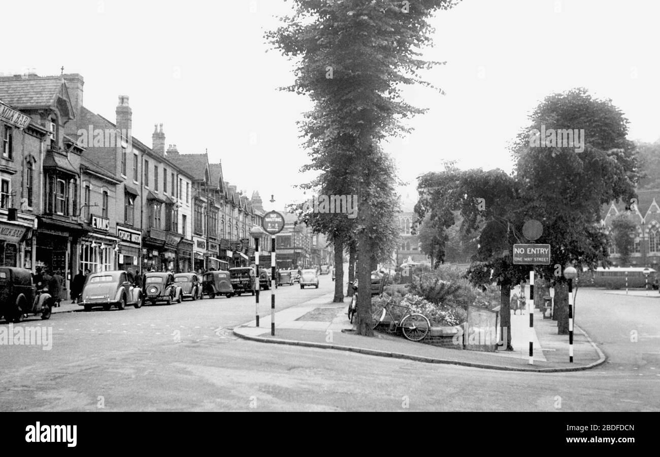 Sutton Coldfield, the Parade c1949 Stock Photo - Alamy