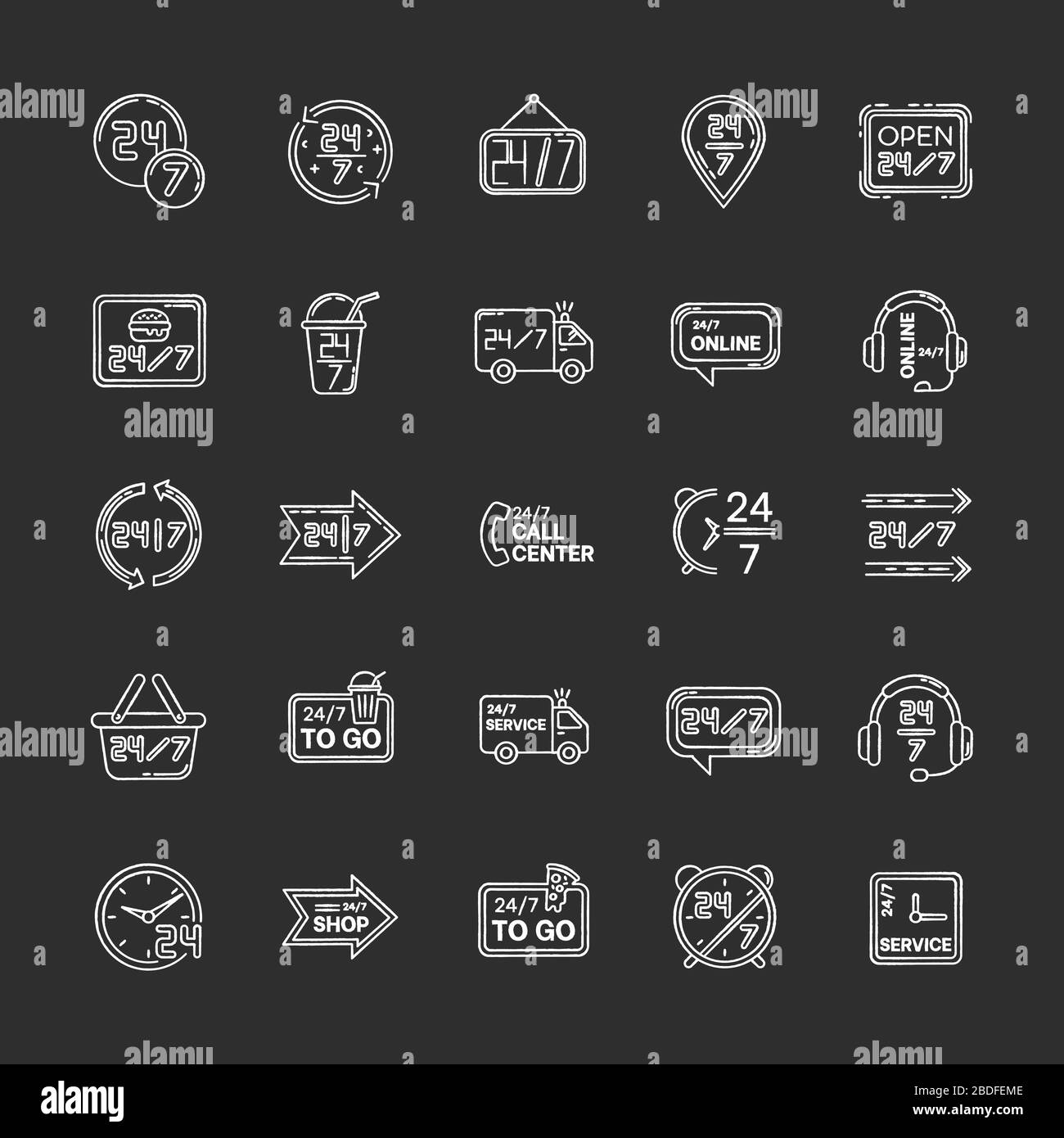 24 hour cafe open sign hi-res stock photography and images - Alamy