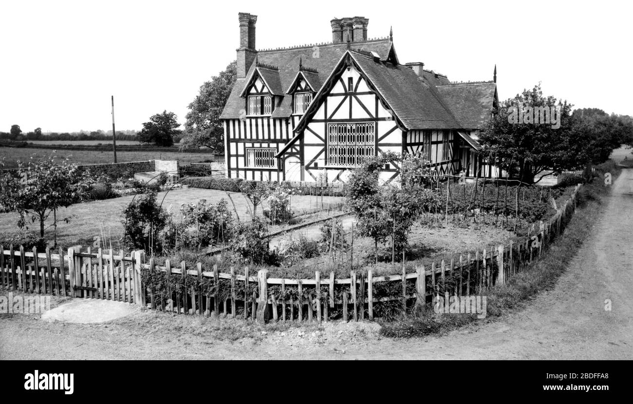 Bushley, the Old School House c1960 Stock Photo - Alamy