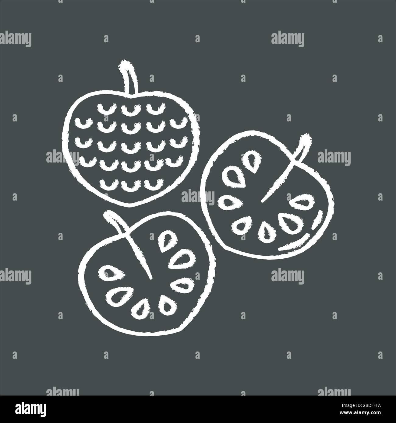 Cherimoya icon Stock Vector Images - Alamy
