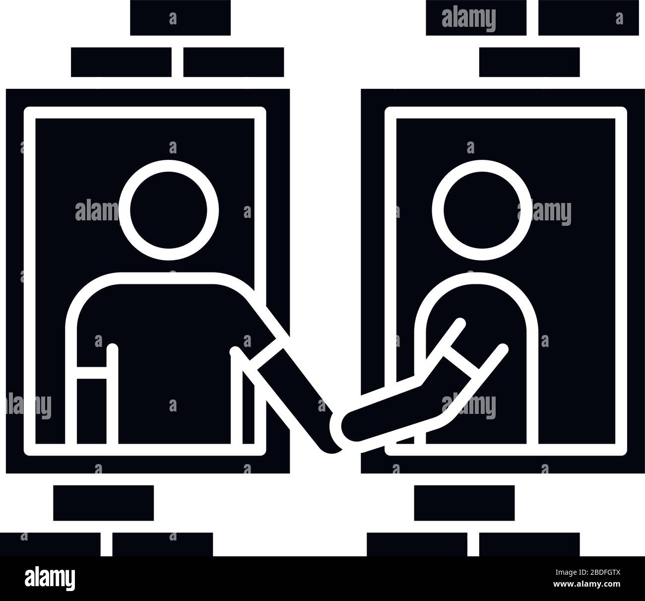 Black people greeting each other hi-res stock photography and images ...