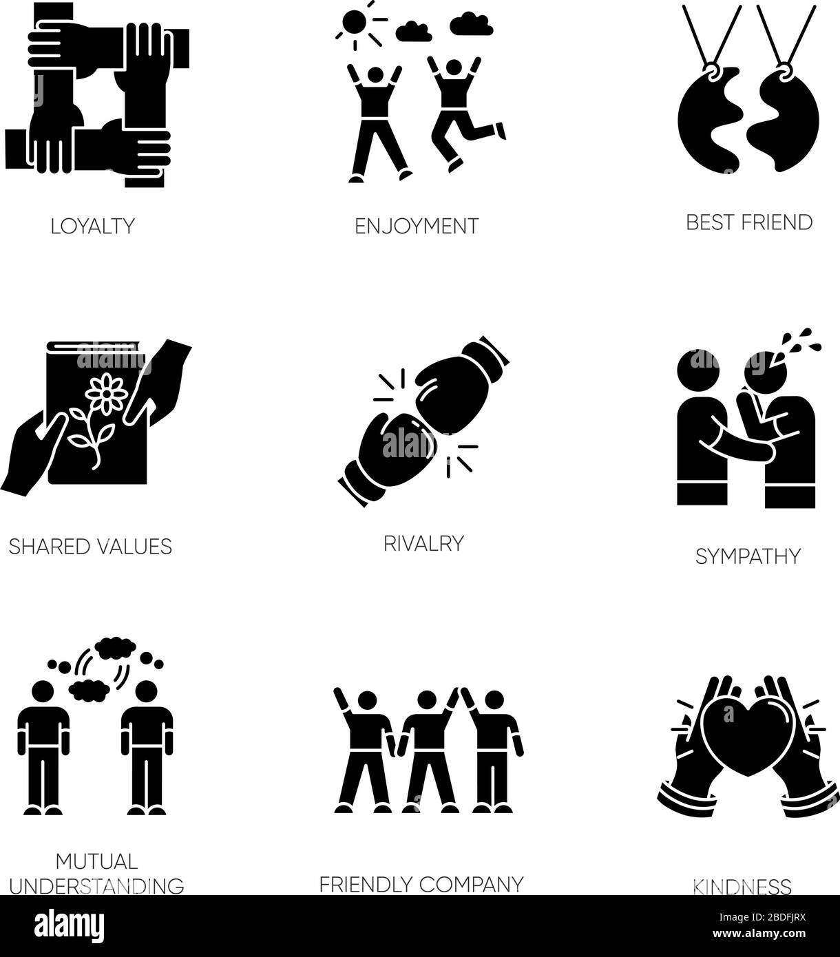 Symbols of affection Black and White Stock Photos & Images - Alamy