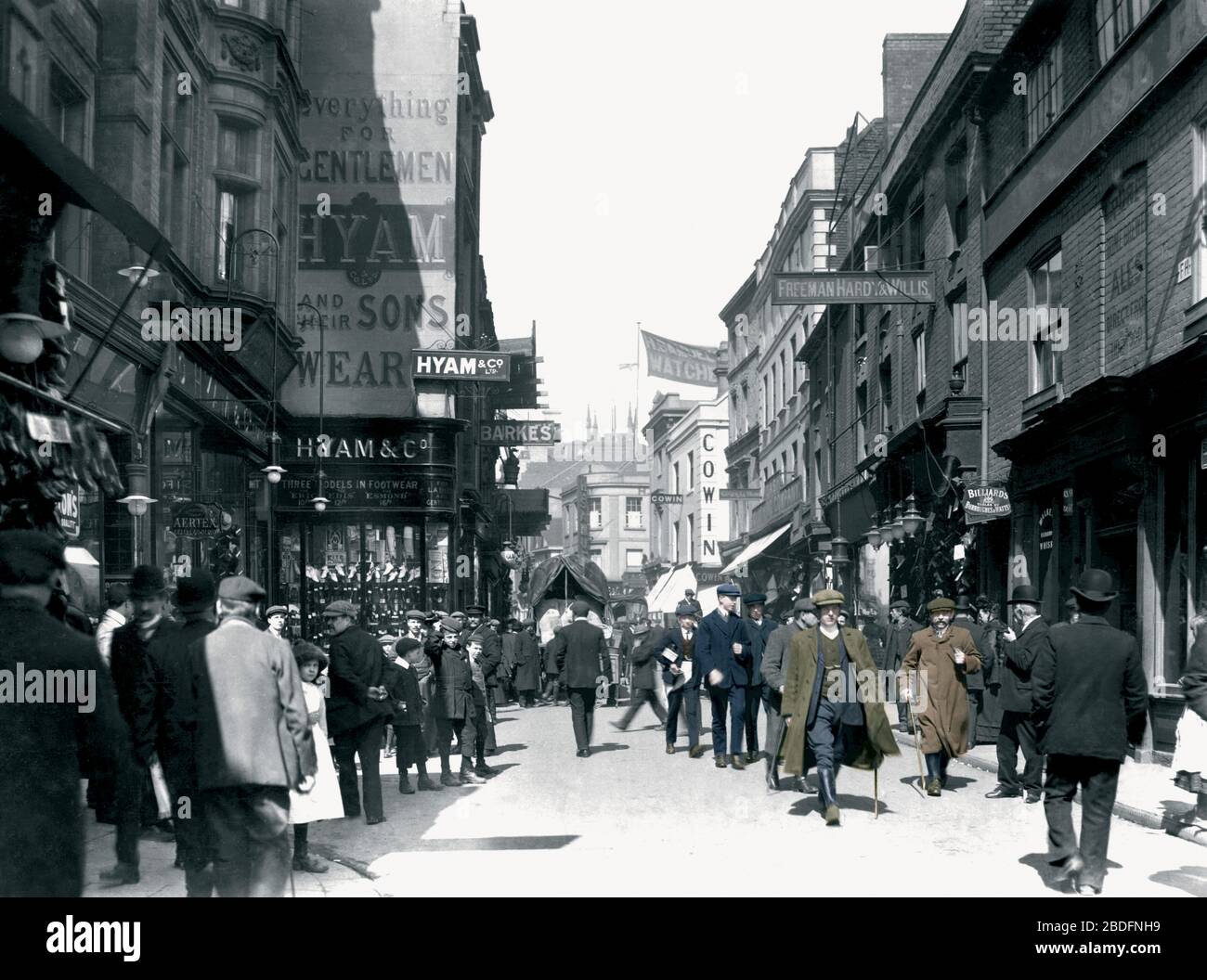 Wolverhampton, Dudley Street c1900 Stock Photo - Alamy