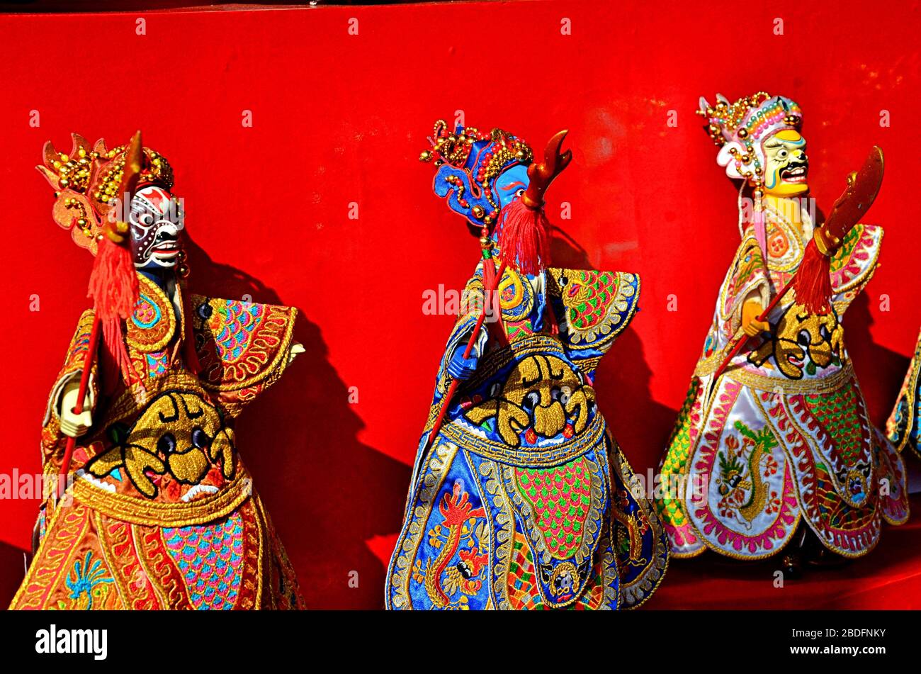 Chinese Puppet Traditonal Drama Show Stock Photo - Alamy