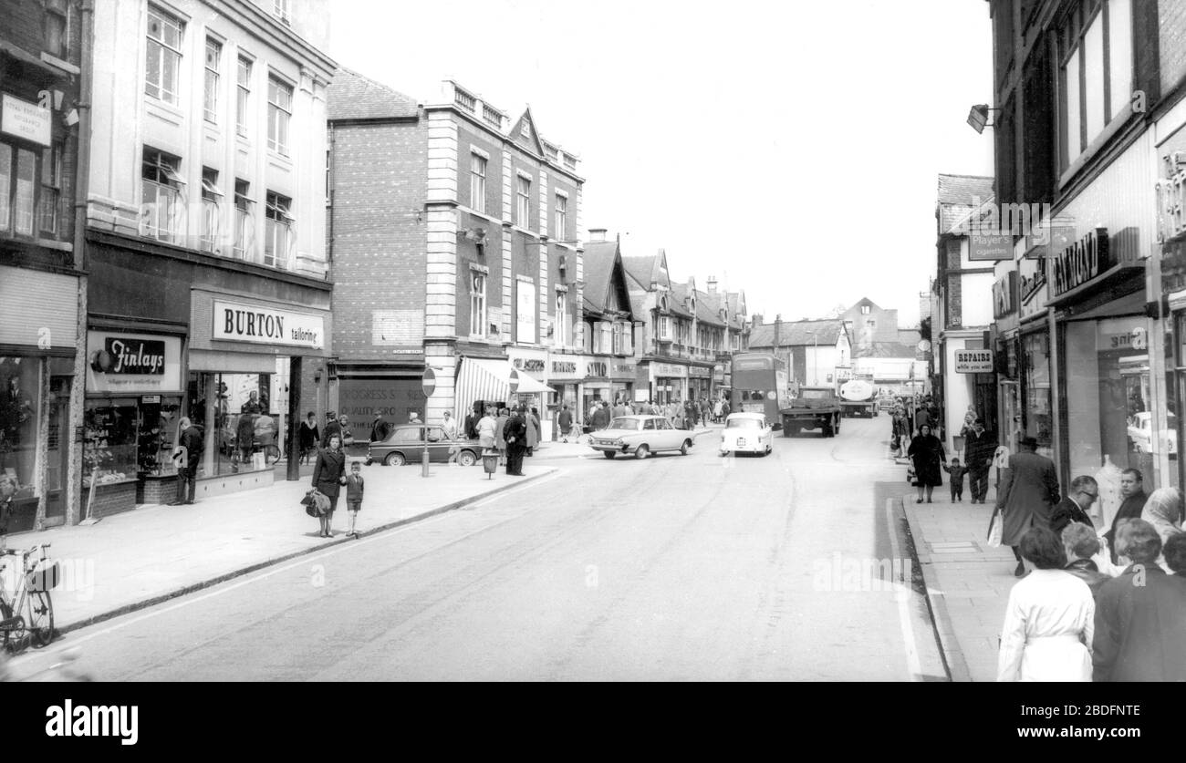 Worksop, High Street c1965 Stock Photo - Alamy