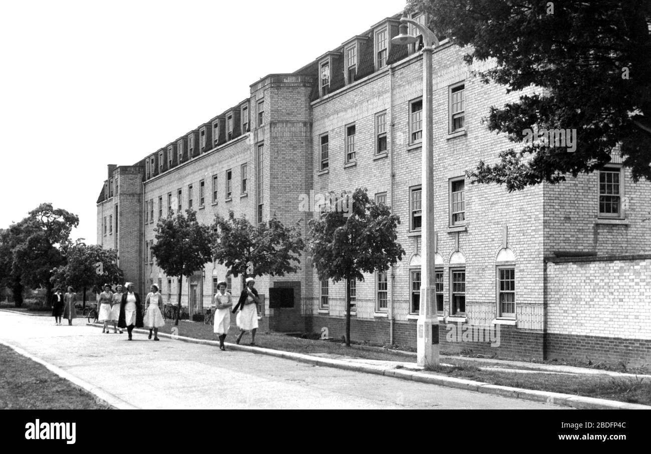 Wickford, the Nurses Home at Runwell Hospital c1955 Stock Photo - Alamy