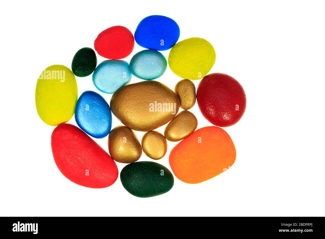 Pebble stones group Cut Out Stock Images & Pictures - Alamy