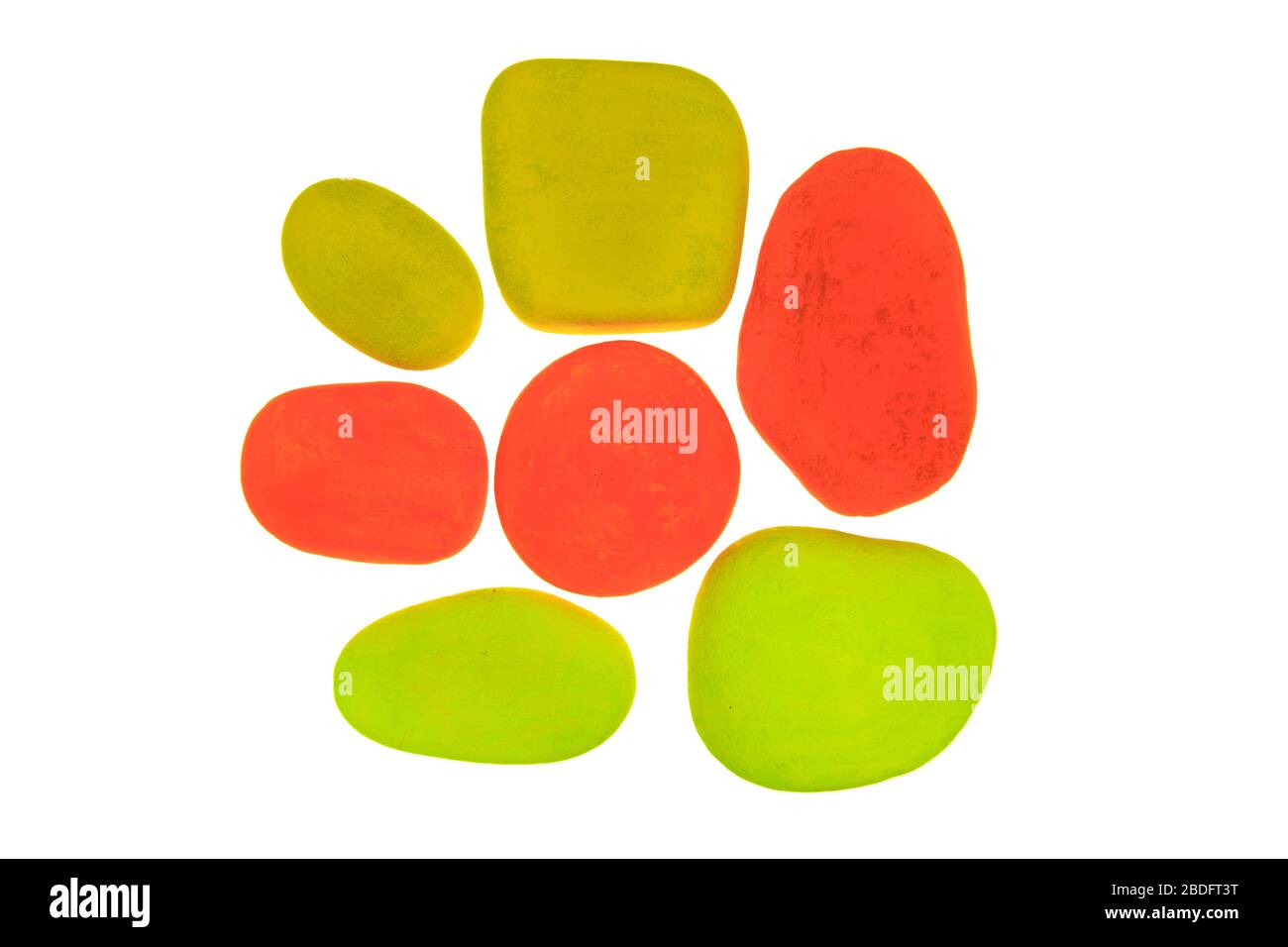 White painted stones texture Cut Out Stock Images & Pictures - Alamy