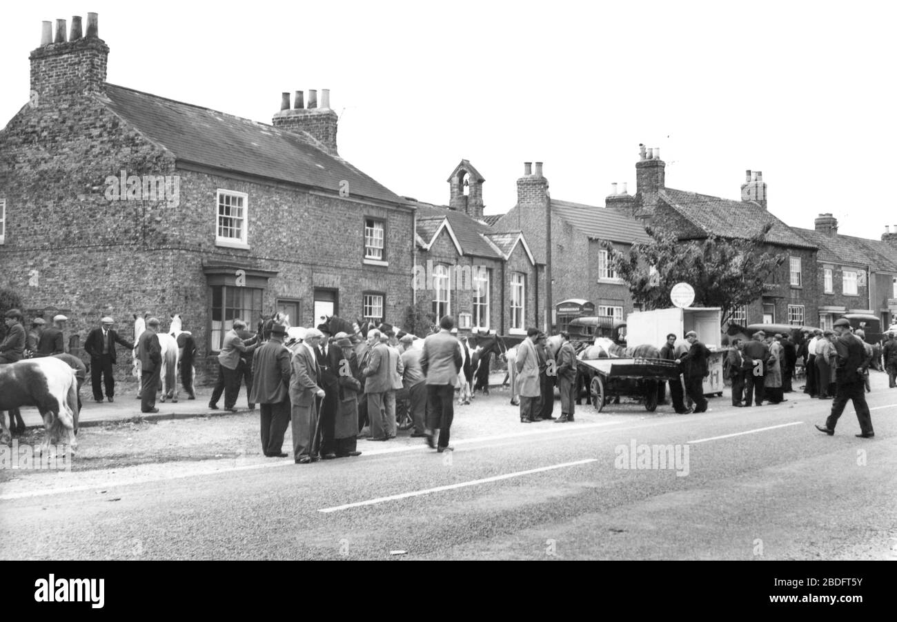 Topcliffe, Annual Gypsy Fair 1962 Stock Photo - Alamy