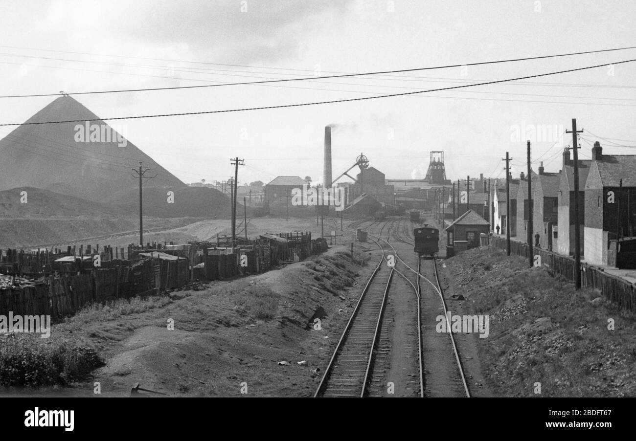 Thornley, the Colliery 1951 Stock Photo - Alamy