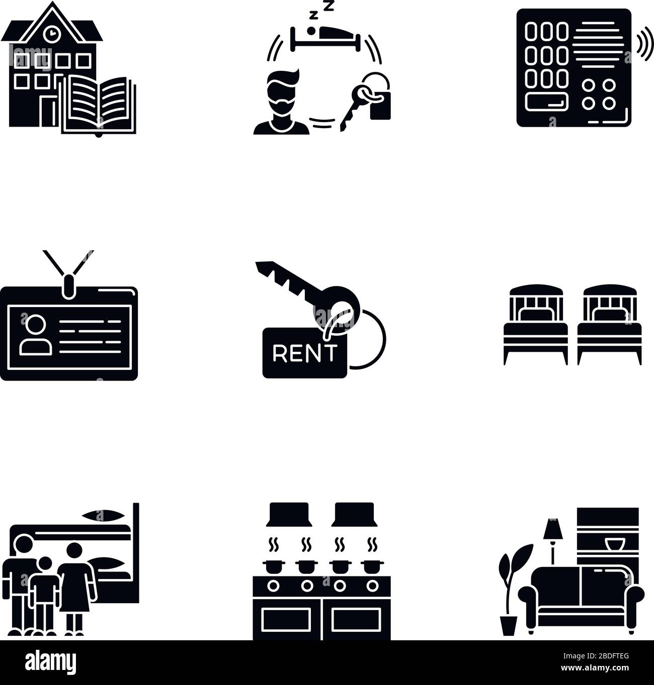 Dormitory room college Black and White Stock Photos & Images - Alamy