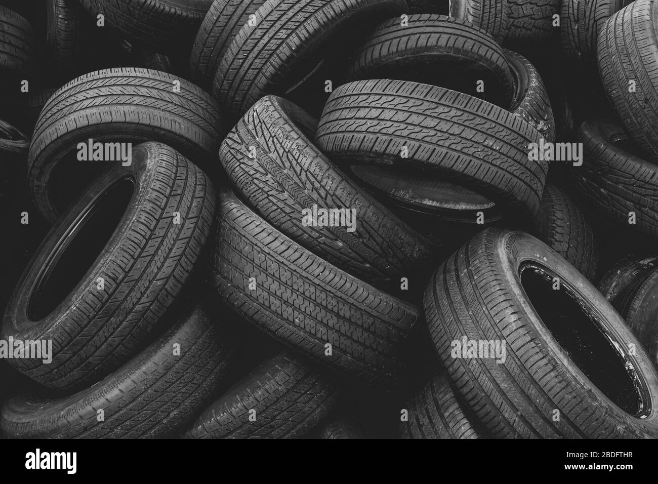 Black landfill waste Black and White Stock Photos & Images - Alamy