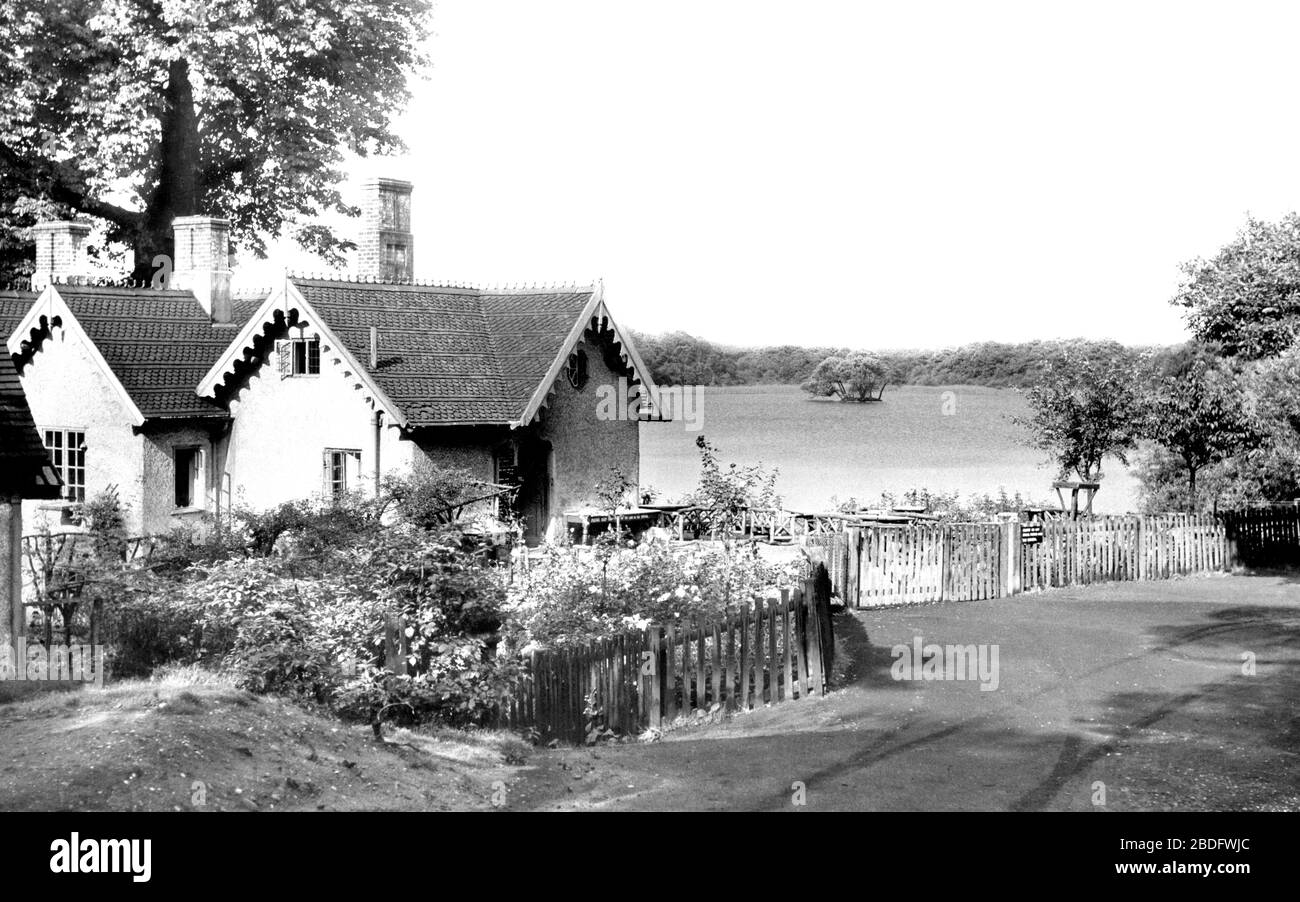 Sutton Coldfield, Sutton Park, Bracebridge Pool c1960 Stock Photo - Alamy