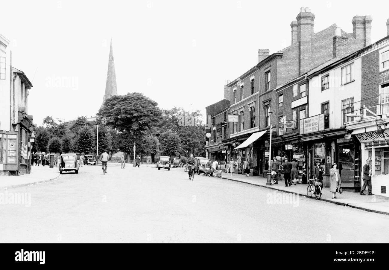 Redditch, Alcester Street 1949 Stock Photo - Alamy