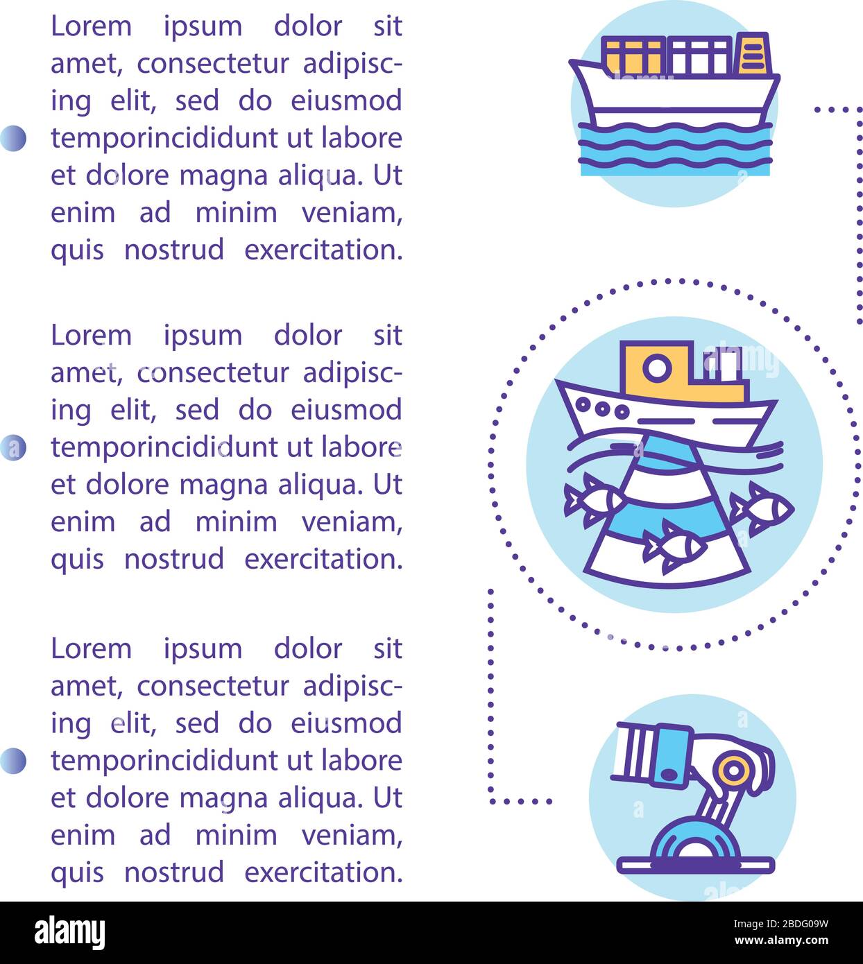 Oceanographic engineering concept icon with text. Exploration of ocean ...