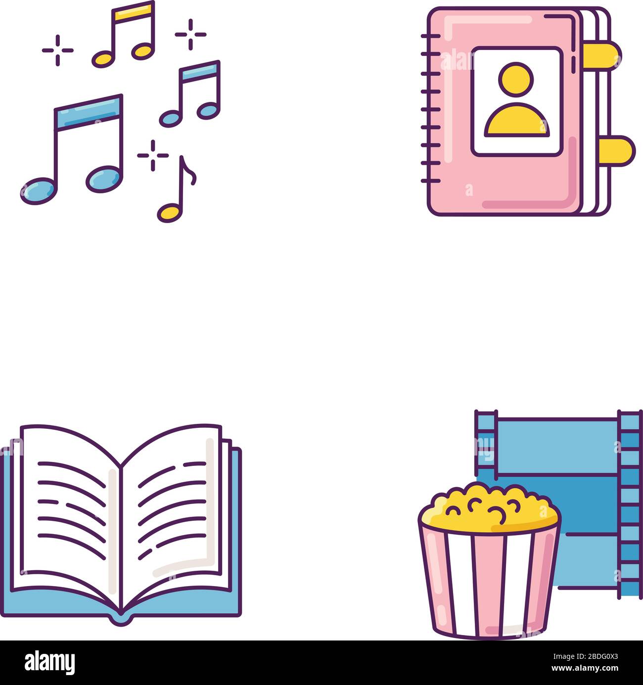 Personal notation Stock Vector Images - Alamy