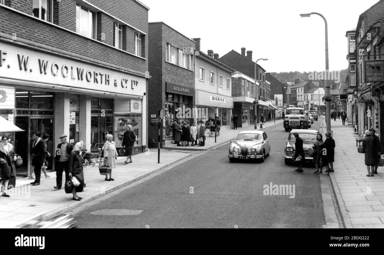 Oakengates, Market Street c1965 Stock Photo - Alamy