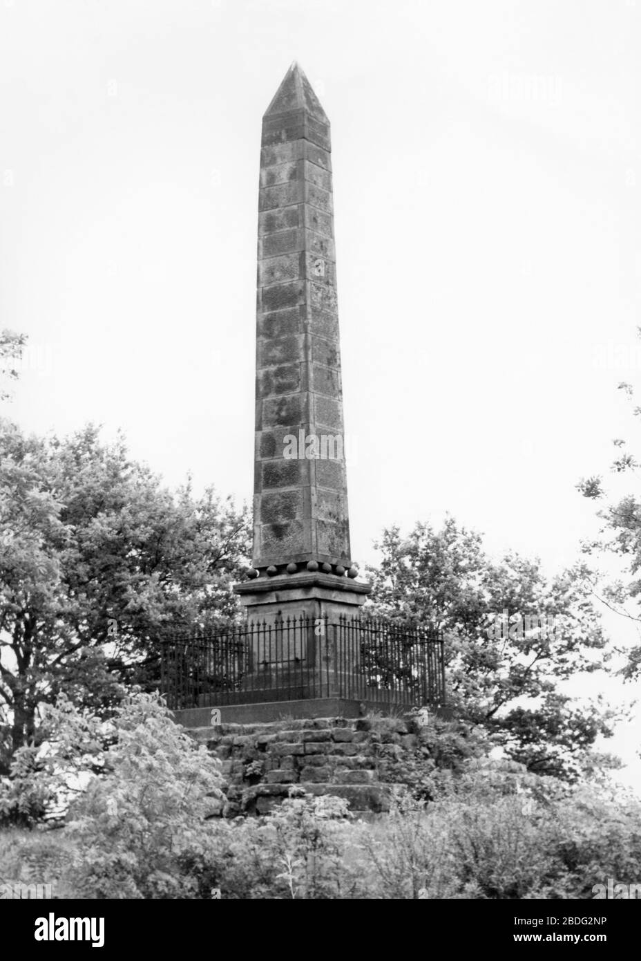 Naseby, the Monument c1955 Stock Photo - Alamy