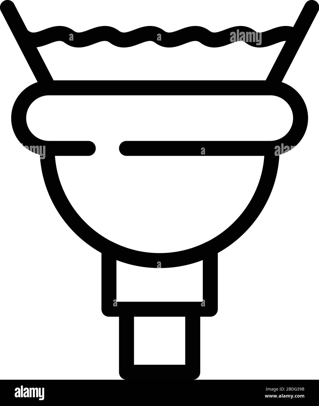 Metal gutter icon, outline style Stock Vector Image & Art - Alamy