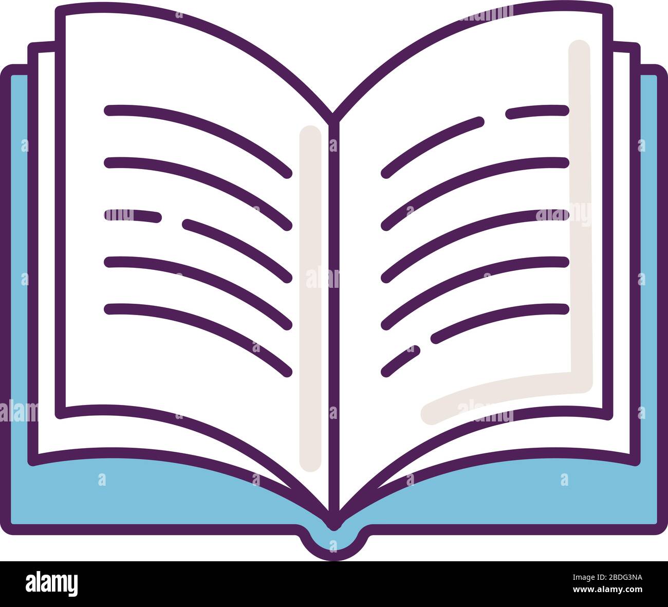 Open Dictionary Clip Art