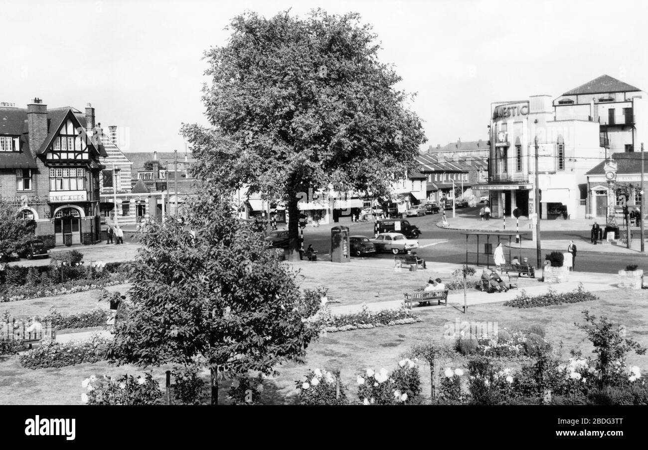 Mitcham, Fair Green 1959 Stock Photo - Alamy