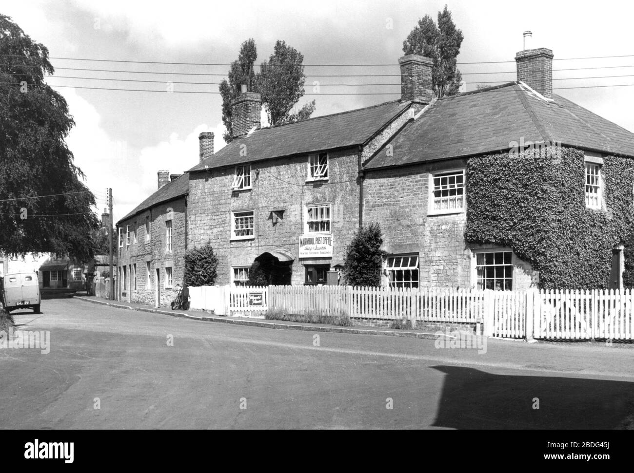 Marnhull, Post Office and Village c1960 Stock Photo - Alamy