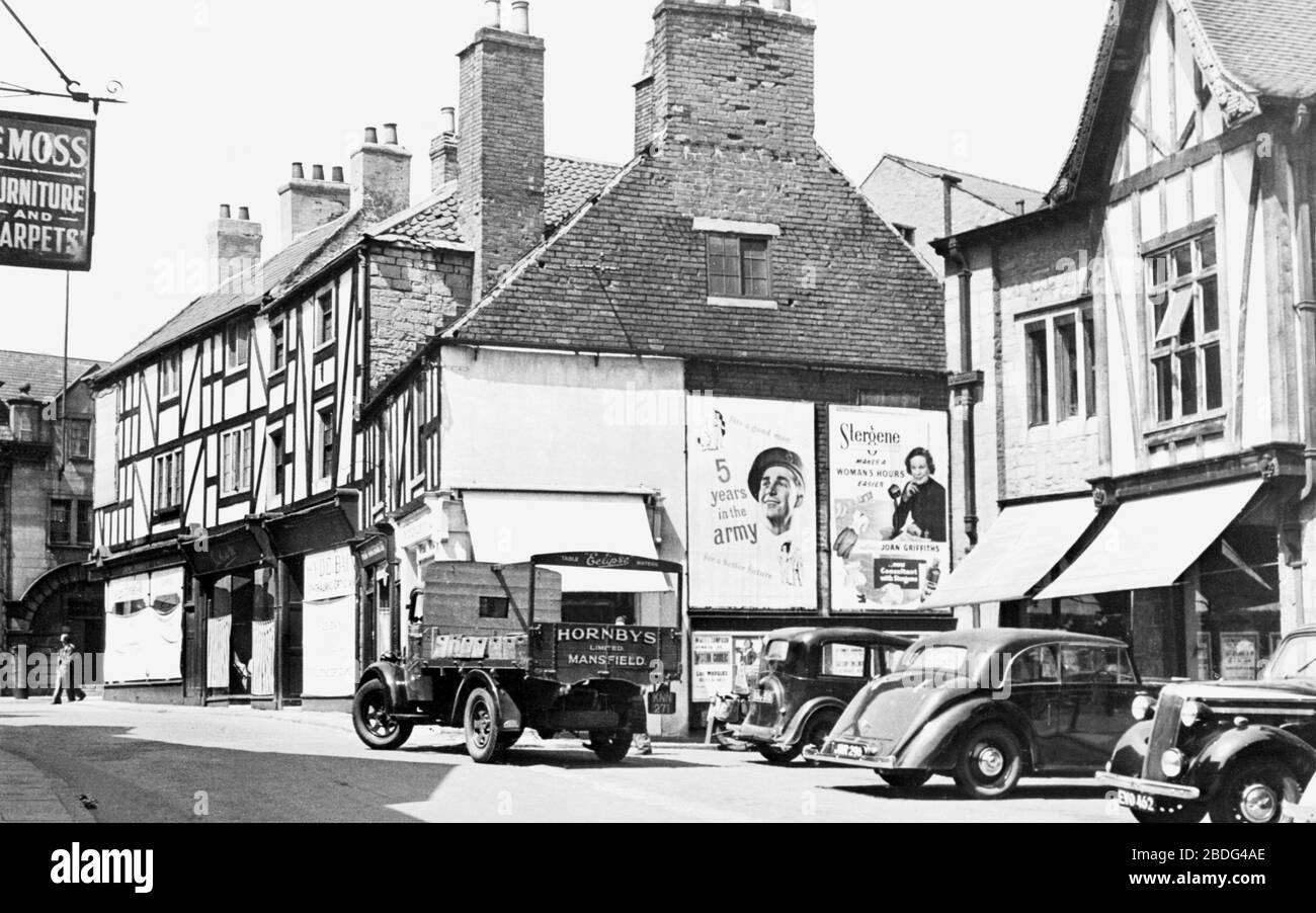 Mansfield, Toothill Lane 1949 Stock Photo - Alamy
