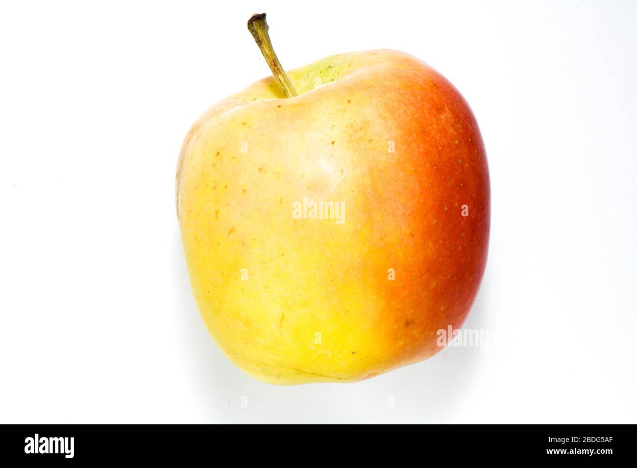 Fresh apple on a clean white background Stock Photo - Alamy