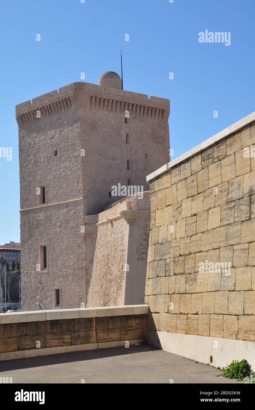 Fort St Nicholas in Marseille Stock Photo - Alamy