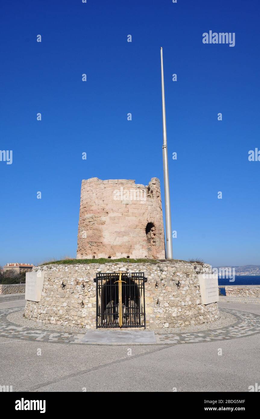 Fort St Nicholas in Marseille Stock Photo - Alamy