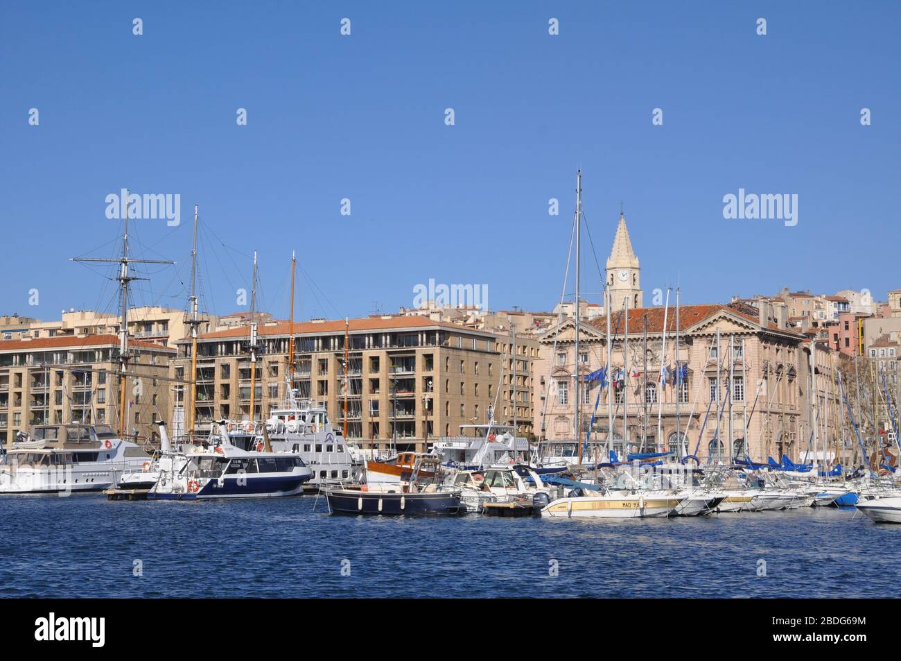 The old port of Marseille F 13 Stock Photo - Alamy