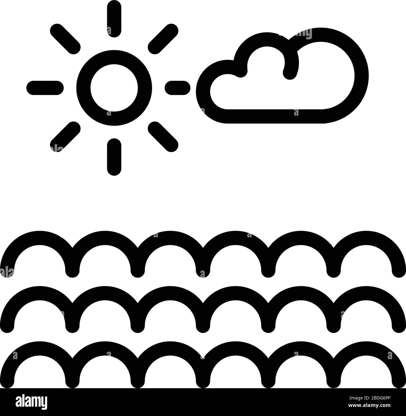 Ocean cruise icon, outline style Stock Vector Image & Art - Alamy