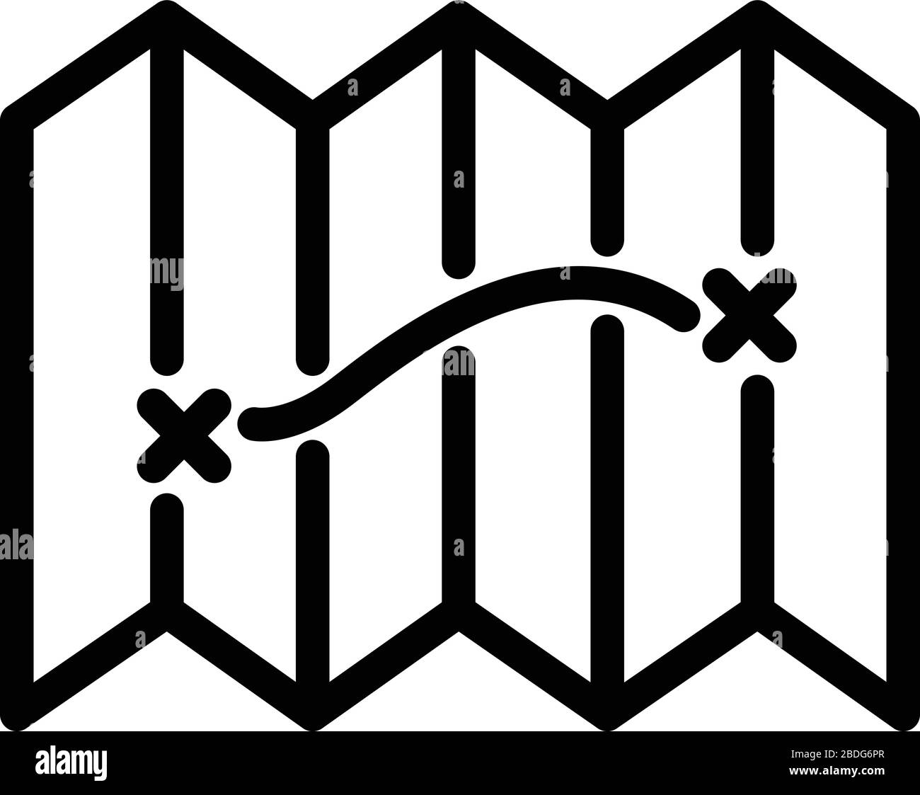 Cruise ship map icon, outline style Stock Vector Image & Art - Alamy