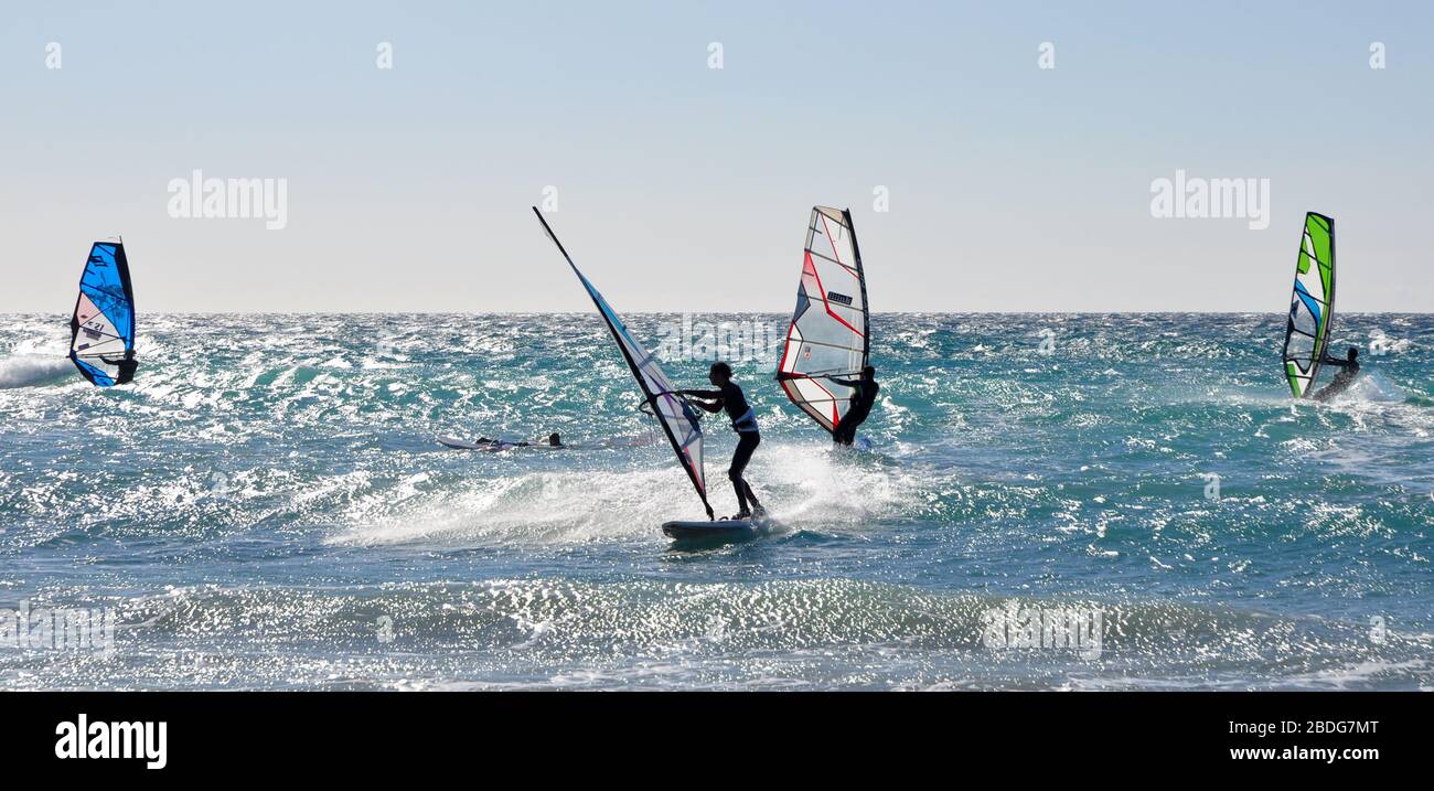 Windsurfers mistral hi-res stock photography and images - Alamy