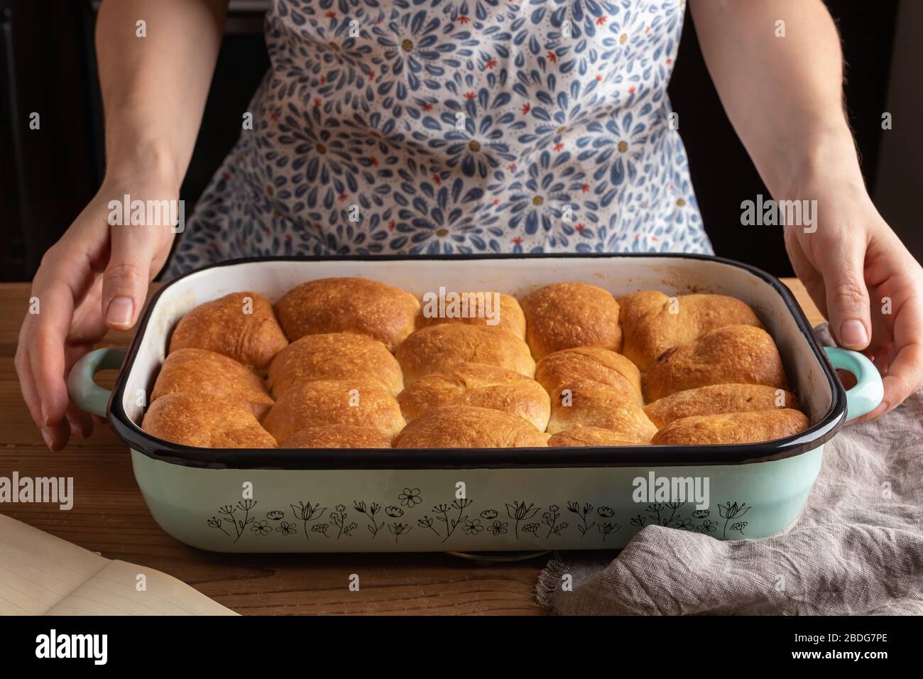 Buchty - typical Czech sweet buns made of yeast dough and filled with ...