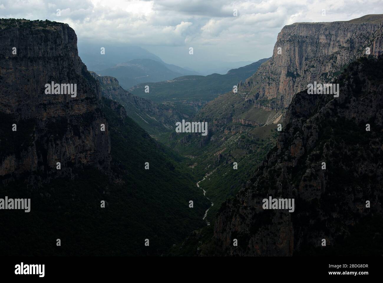 The Vikos Gorge is a gorge in the Pindus Mountains of northern Greece ...