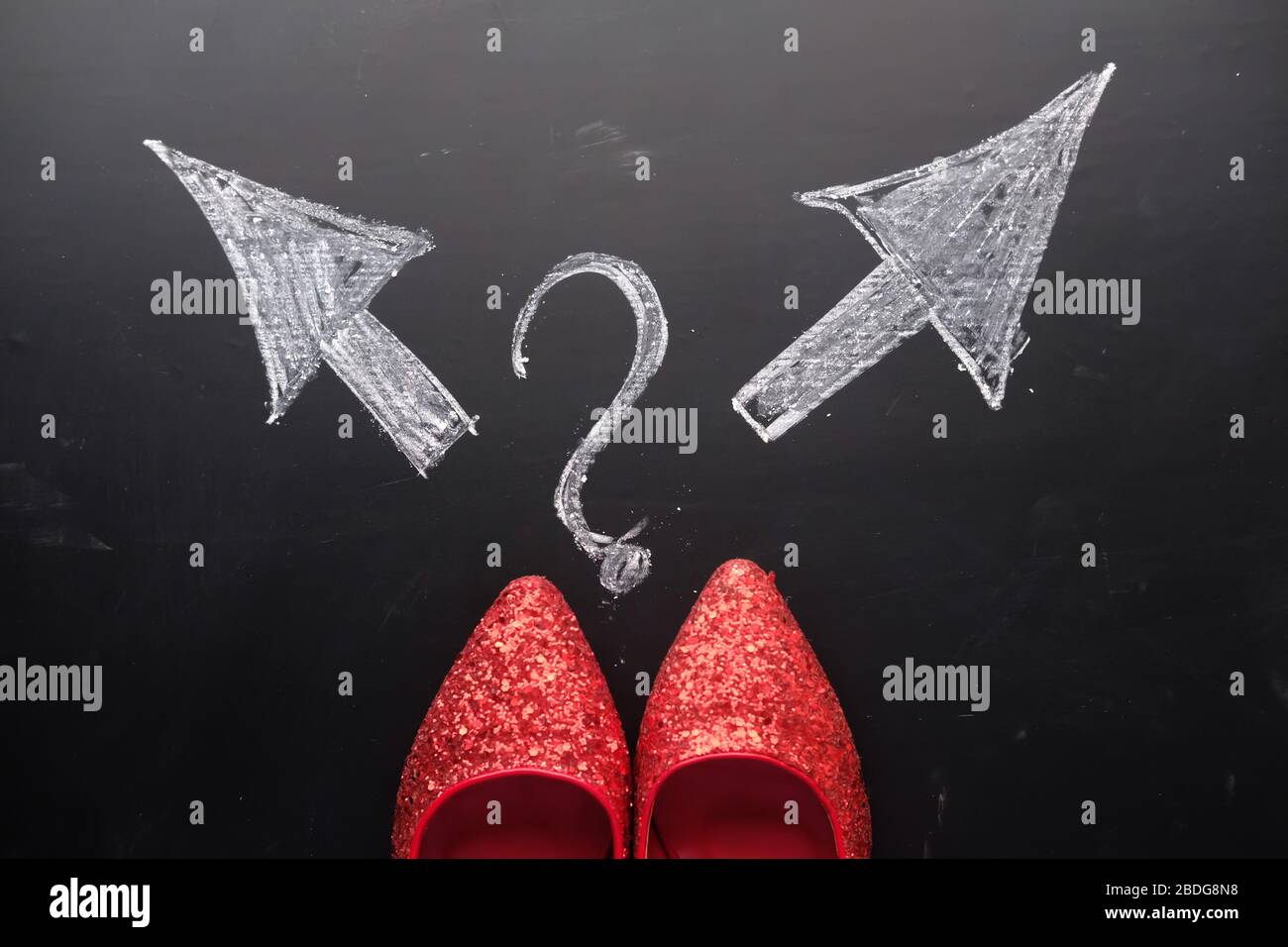 Arrows pointing in different directions hi-res stock photography and ...