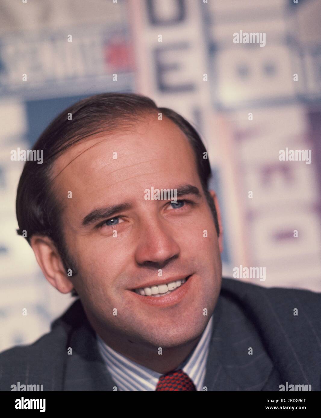 Joe Biden in 1972, Joe was runniung for the Senate Photo by Dennis ...
