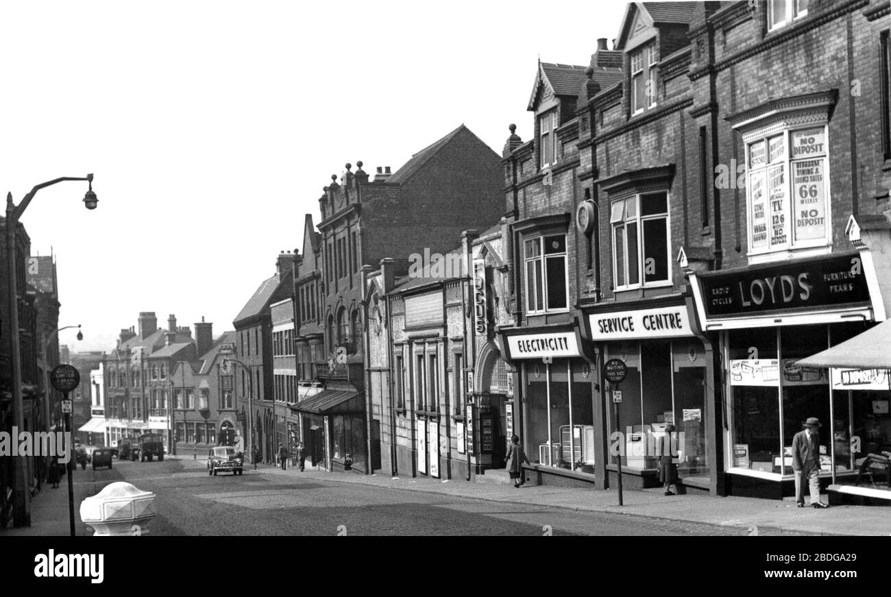 Longton, Market Street c1955 Stock Photo - Alamy