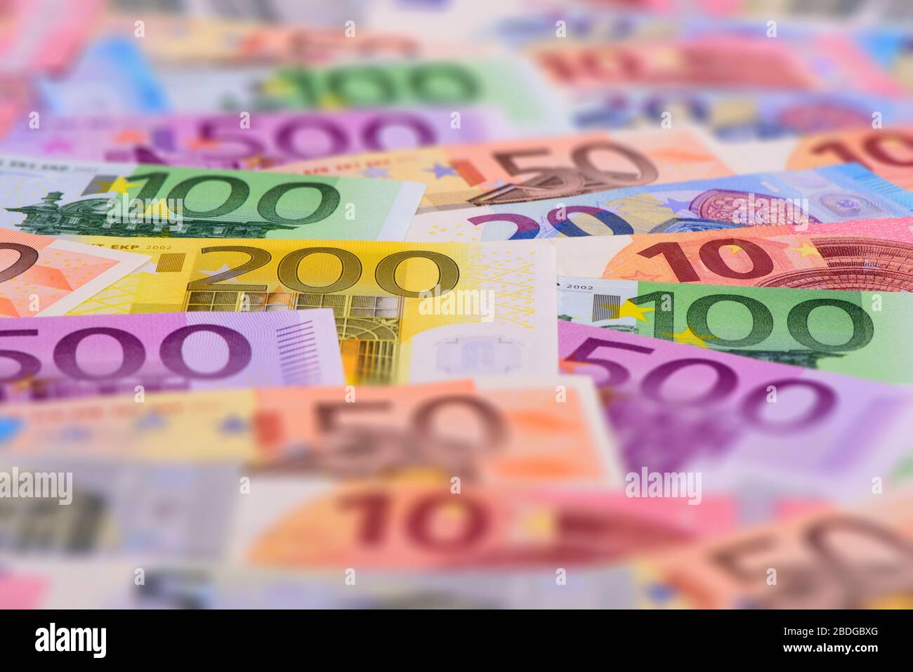 heap of banknotes of Euo currency Stock Photo - Alamy
