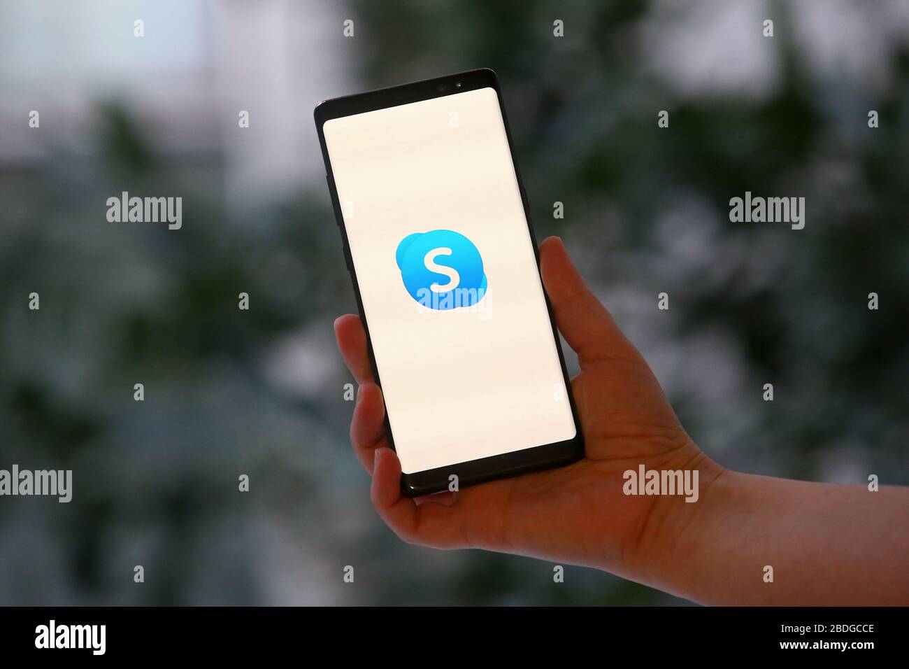 Skype logo hi-res stock photography and images - Alamy