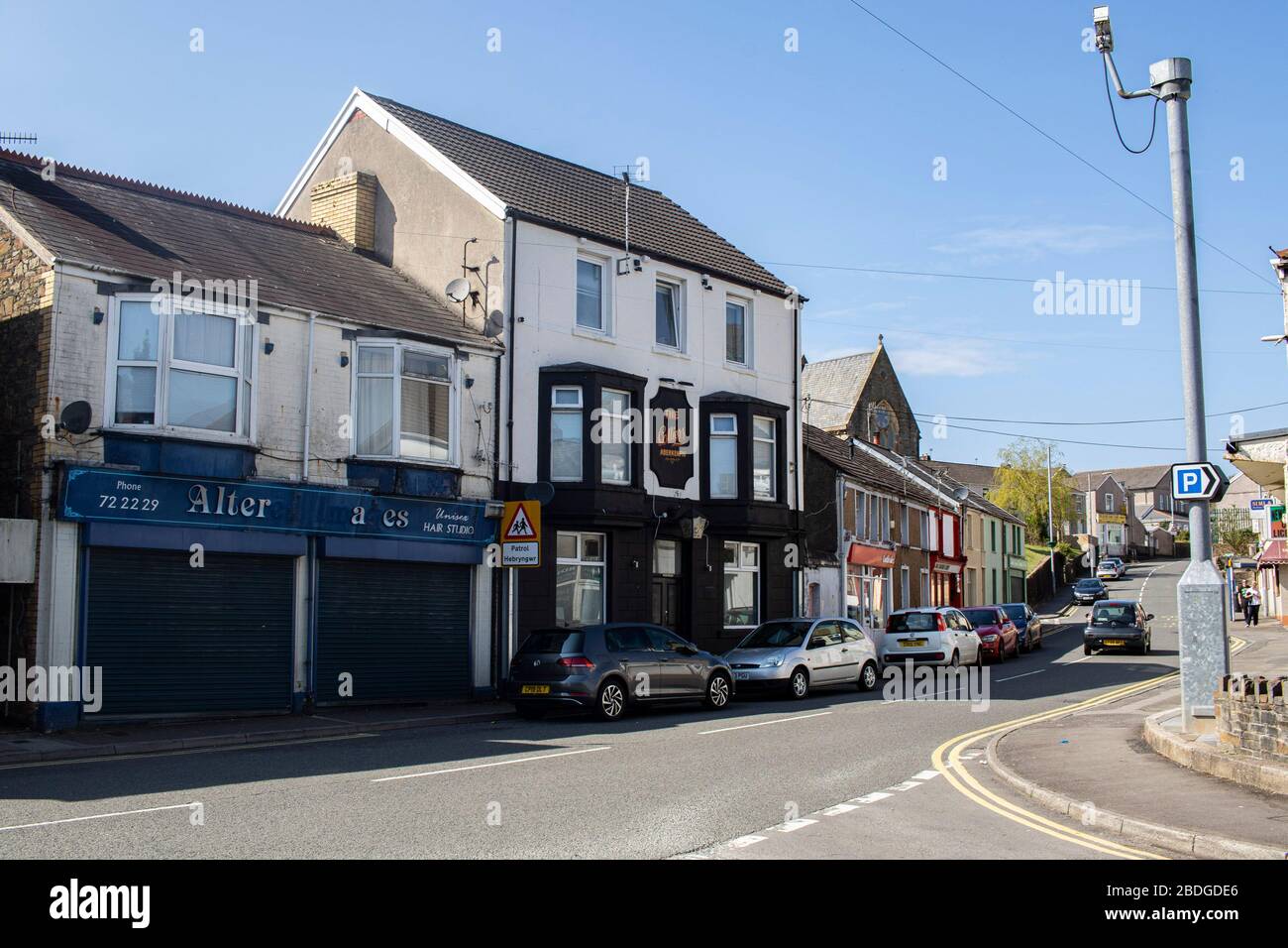 A General View of Aberkenfig in Bridgend during the COVID19 outbreak ...