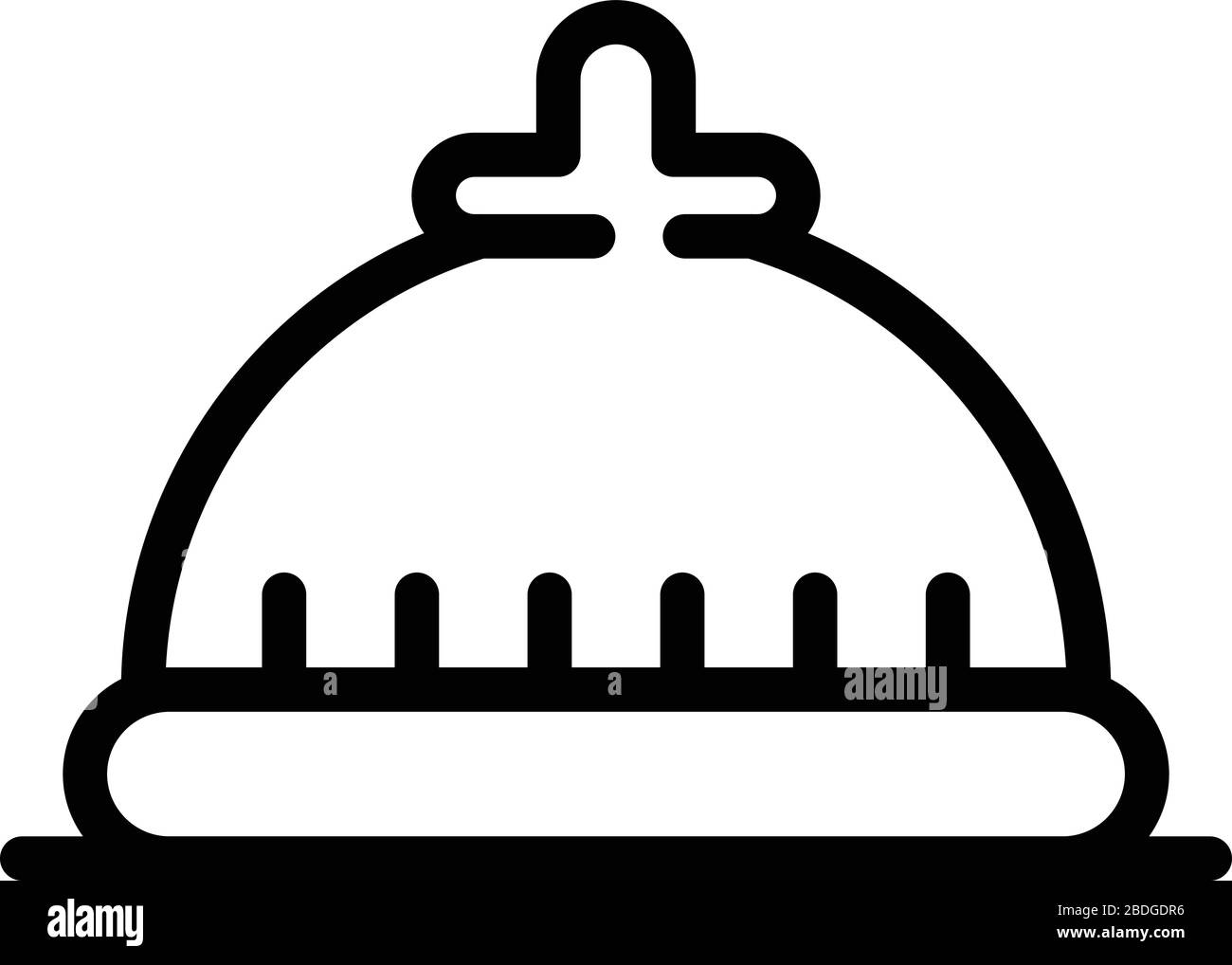 Food tray icon, outline style Stock Vector Image & Art - Alamy