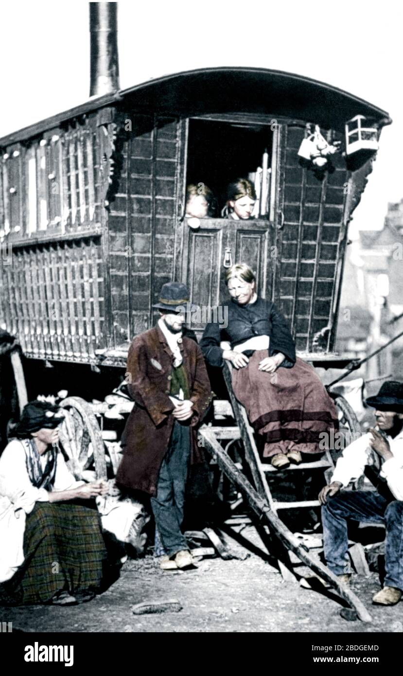 London, Nomads c1877 Stock Photo - Alamy